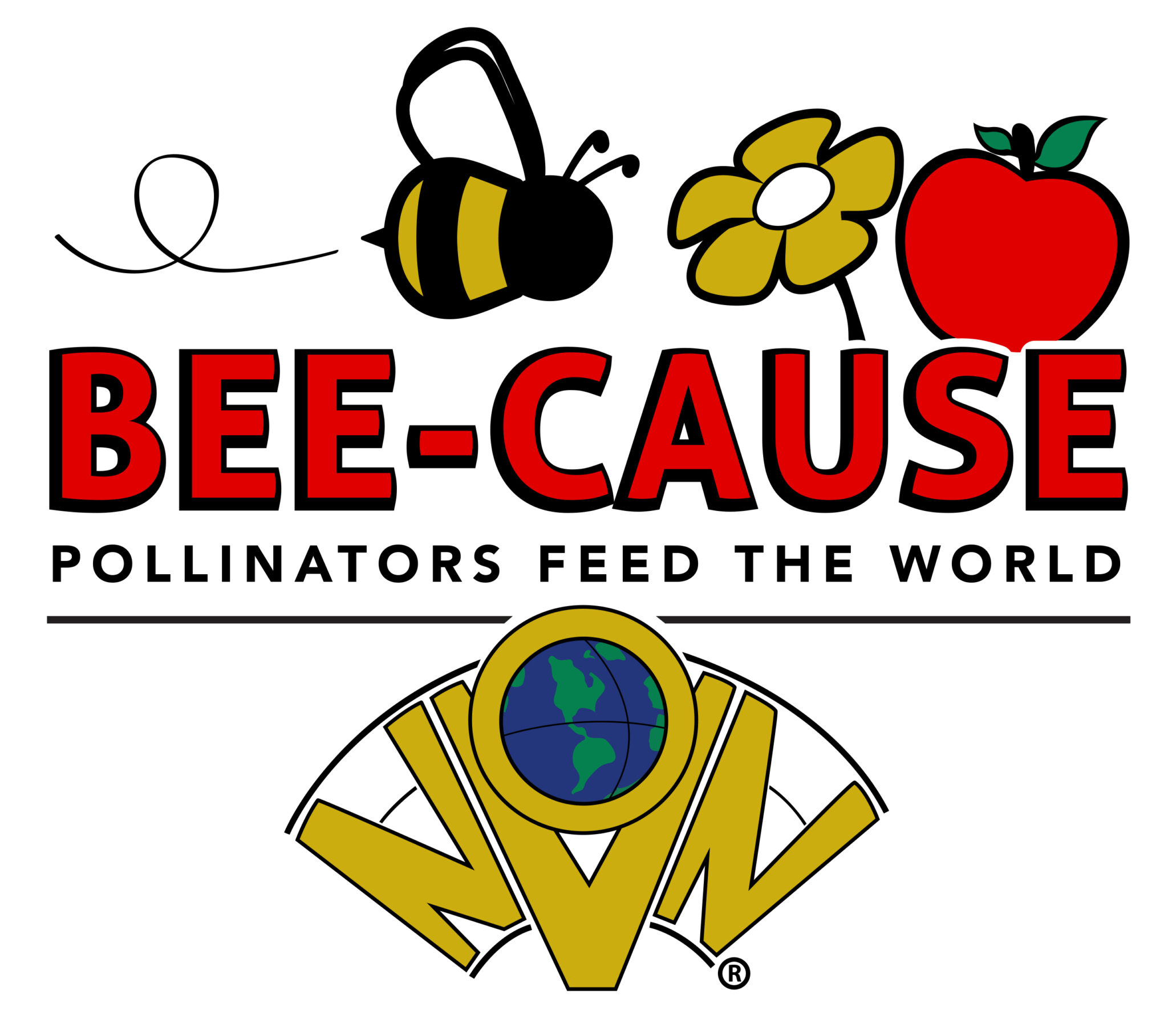 BEE-CAUSE Pollinators Feed the World | National Volunteer Outreach Network